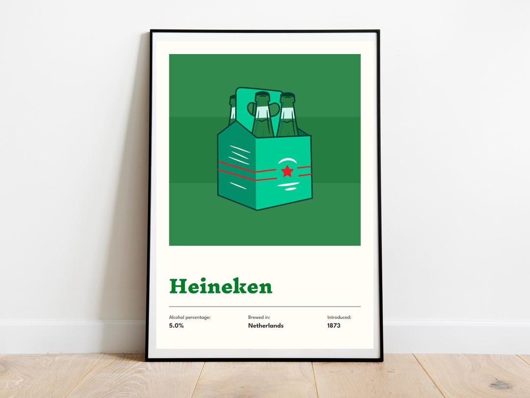 Heineken Beer Poster Beers of the World Set Netherlands Prints and ...