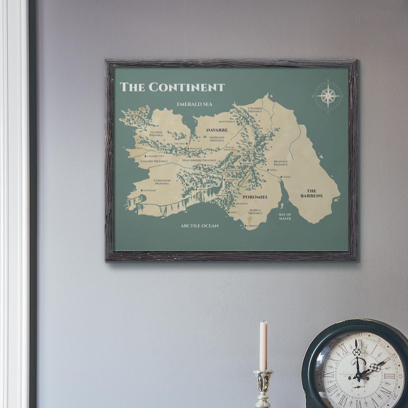 Fourth Wing Map, Digital Download, Iron Flame World Map, Empyrean ...