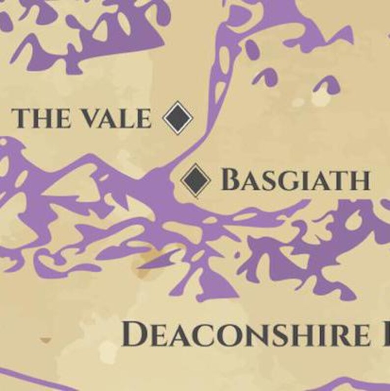 Fourth Wing Map, Iron Flame World Map, Empyrean Series Map, the ...