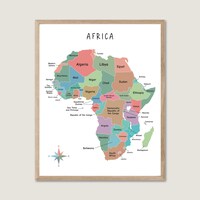 Editable Powerpoint Map of Ethiopia With Regions | Customizable ...
