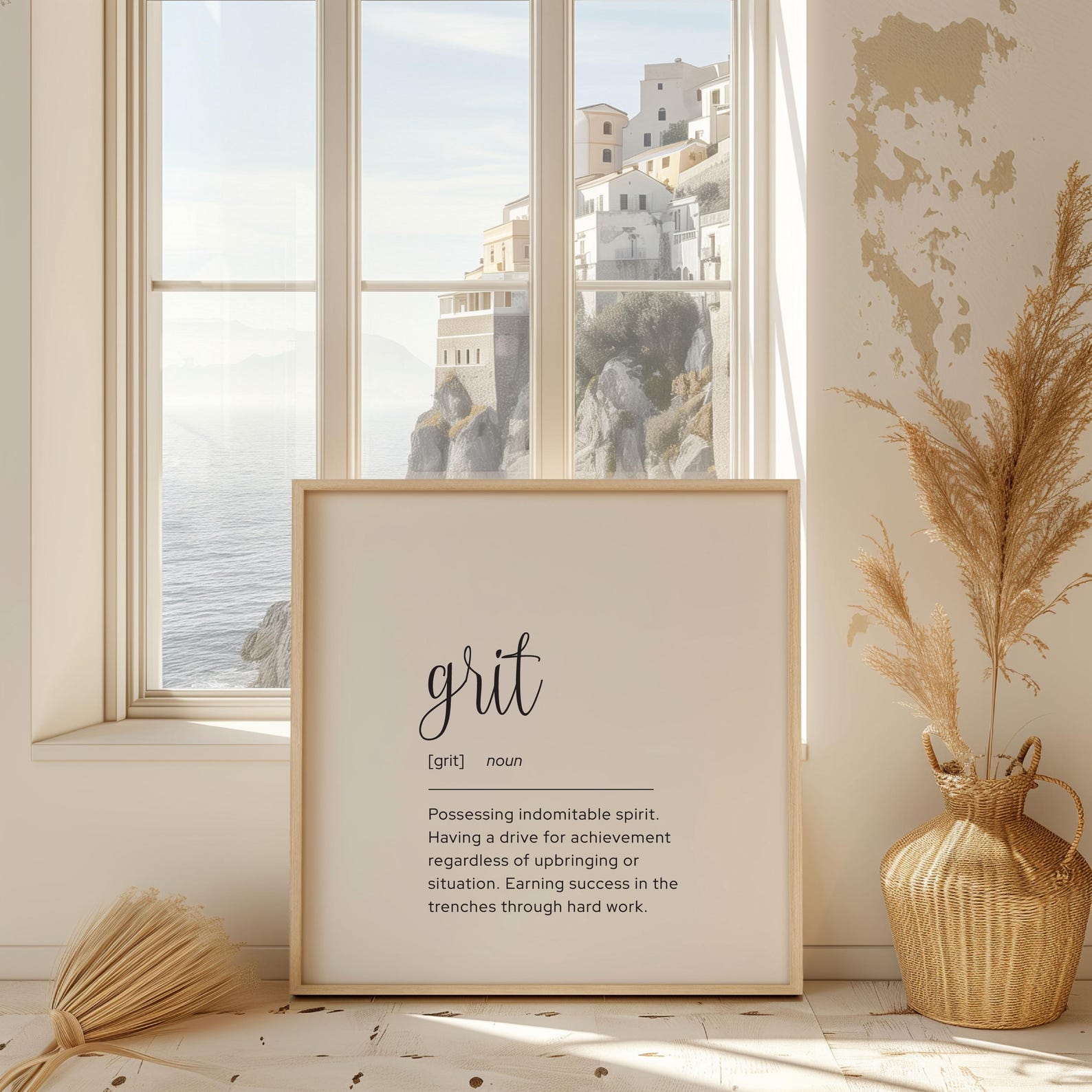 Grit Definition Quote Print | Inspirational Wall Art | Digital Download ...