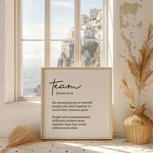 Team Definition Wall Art, an Amazing Group of Talented People, People ...