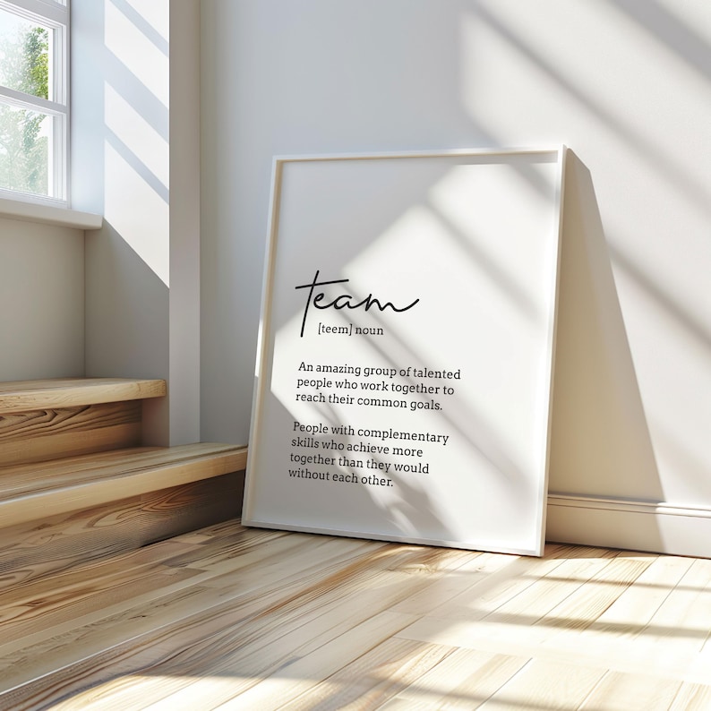 Team Definition Wall Art, an Amazing Group of Talented People, People ...