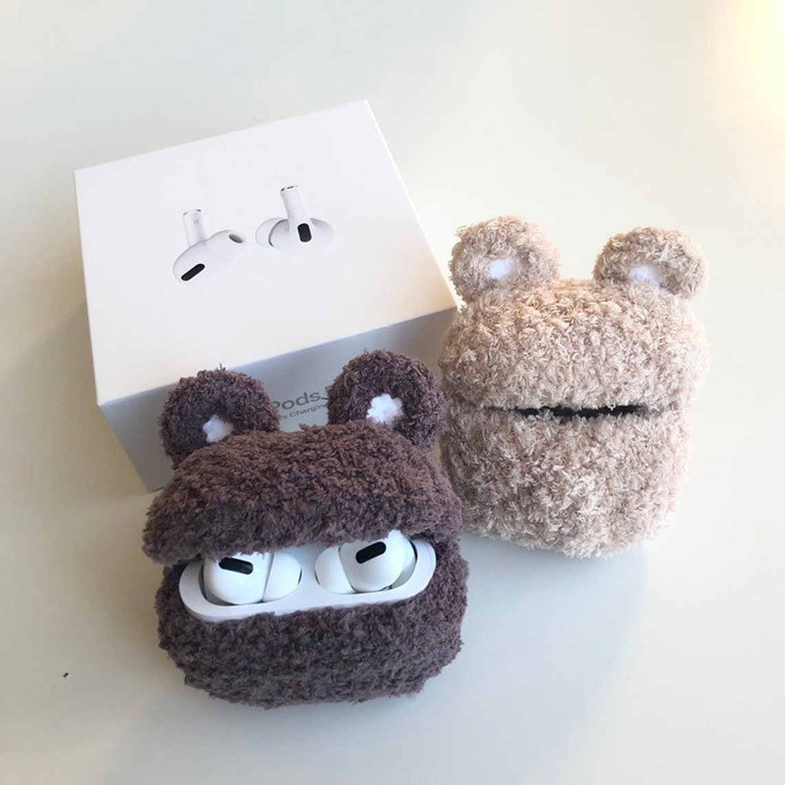 Teddy Bear Airpods Pro Case / Airpods Pro Knit Case / Teddy - Etsy