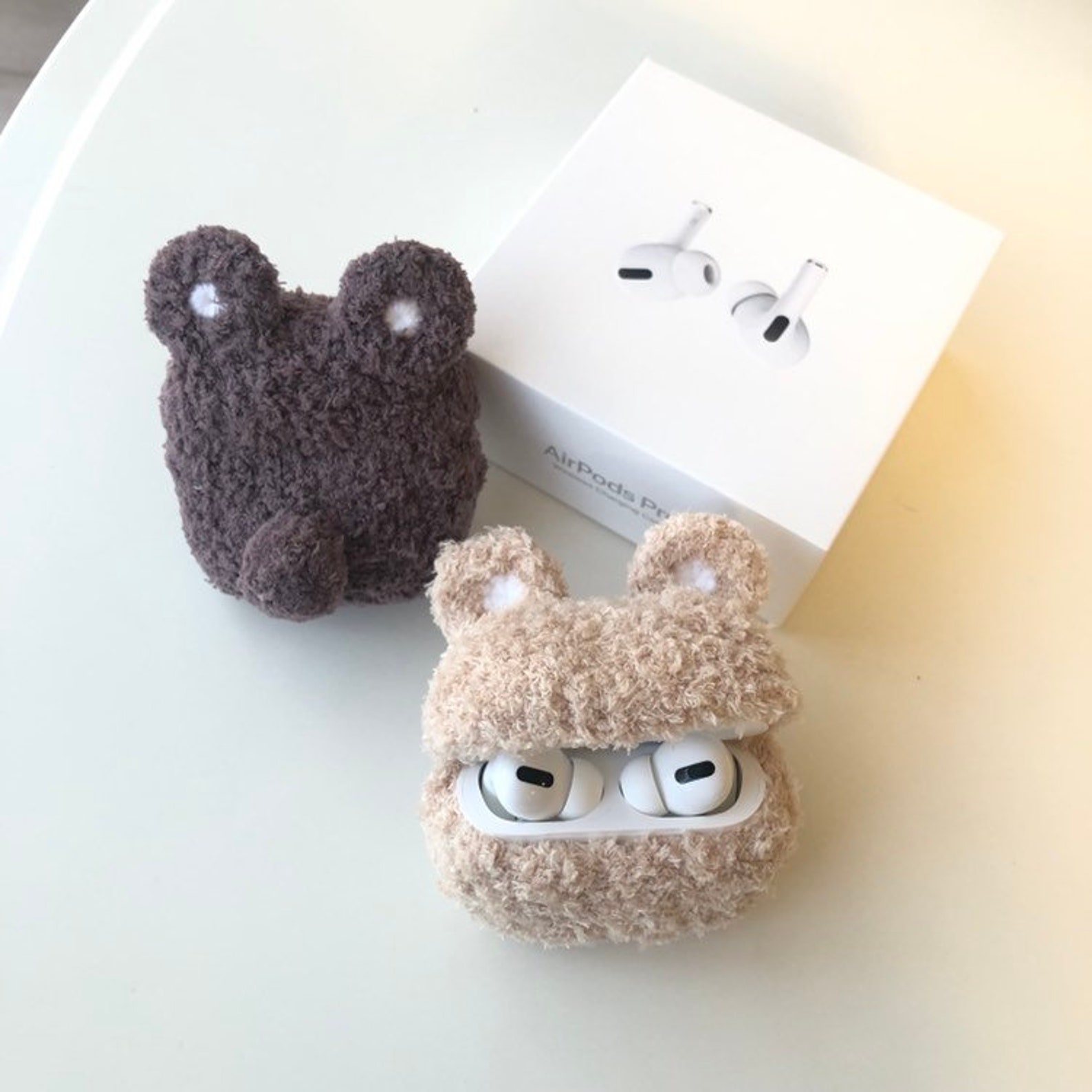 Teddy Bear Airpods Pro Case / Airpods Pro Knit Case / Teddy | Etsy