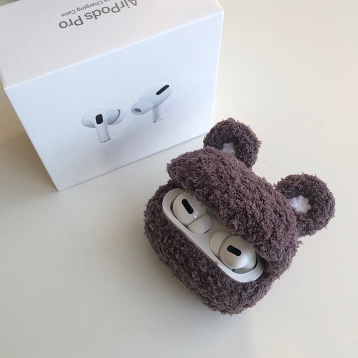 Teddy Bear Airpods Pro case / Airpods Pro knit case / Teddy | Etsy