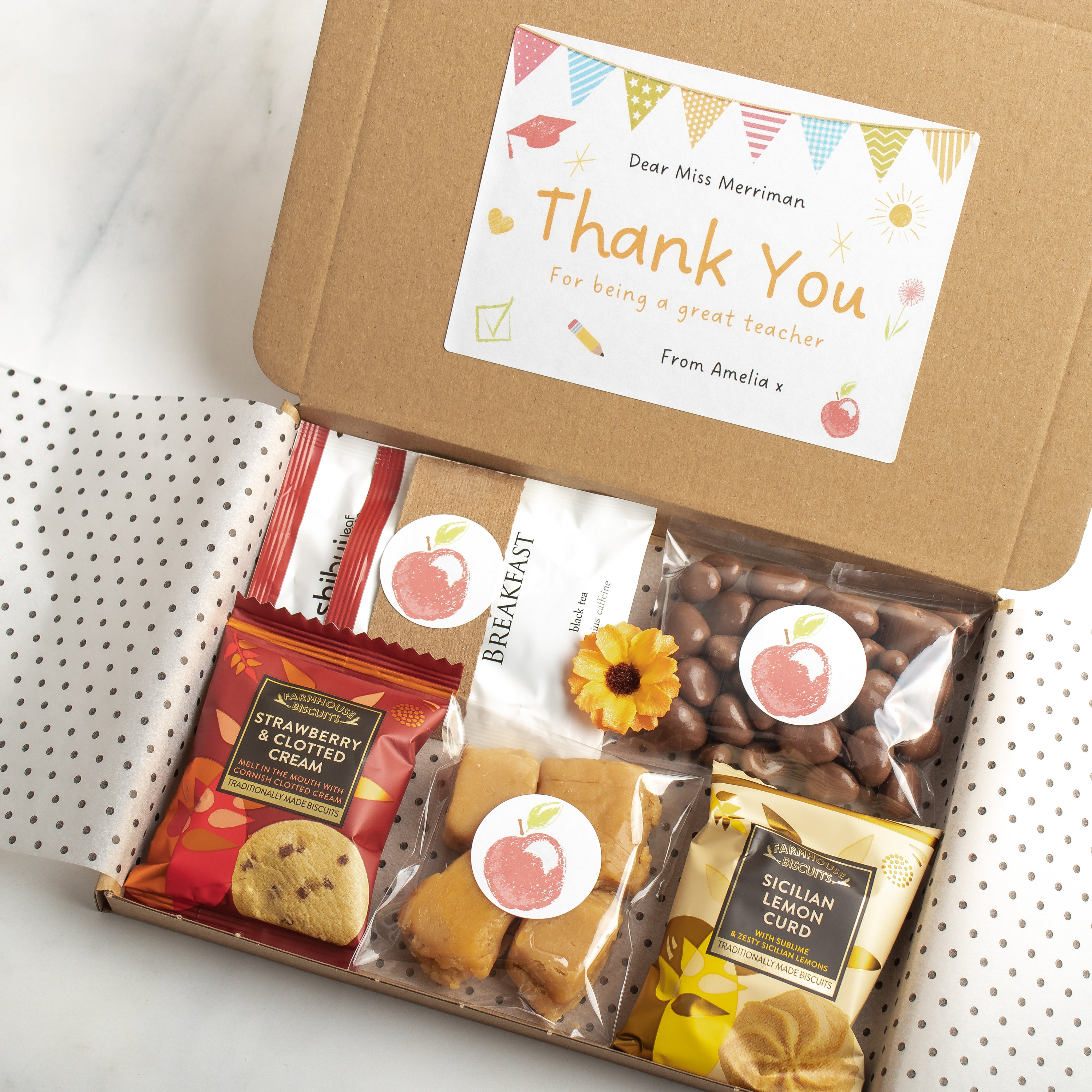 A Little Thank You Teacher Gift Letterbox Gift Hamper - Etsy UK