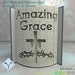 Cross Amazing Grace: Book Folding Pattern Instruction DIY | Etsy