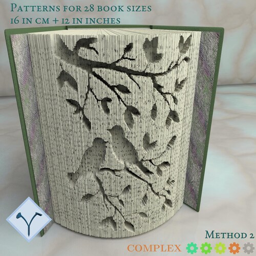 Fancy Clock Cut and Fold Book Folding Pattern - Etsy