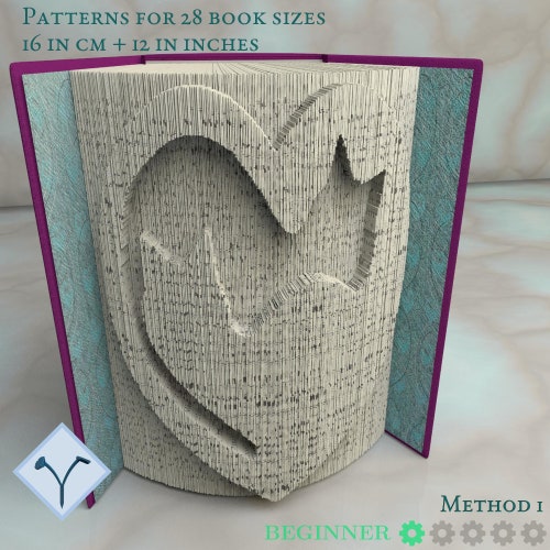 Skull Crow: Book Folding Pattern Instruction DIY Folded - Etsy