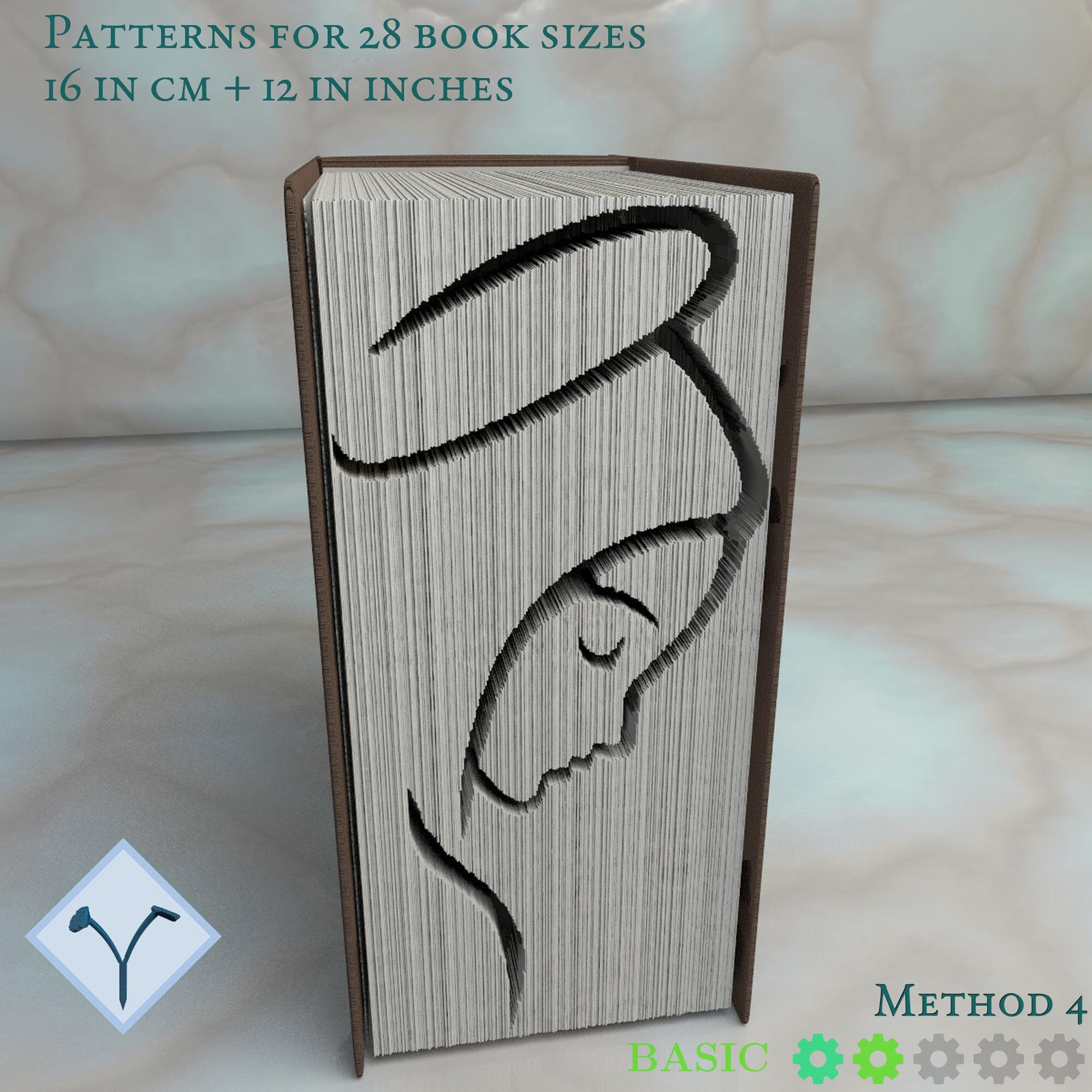 Mother of God Mary: Book Folding Pattern Instruction DIY | Etsy