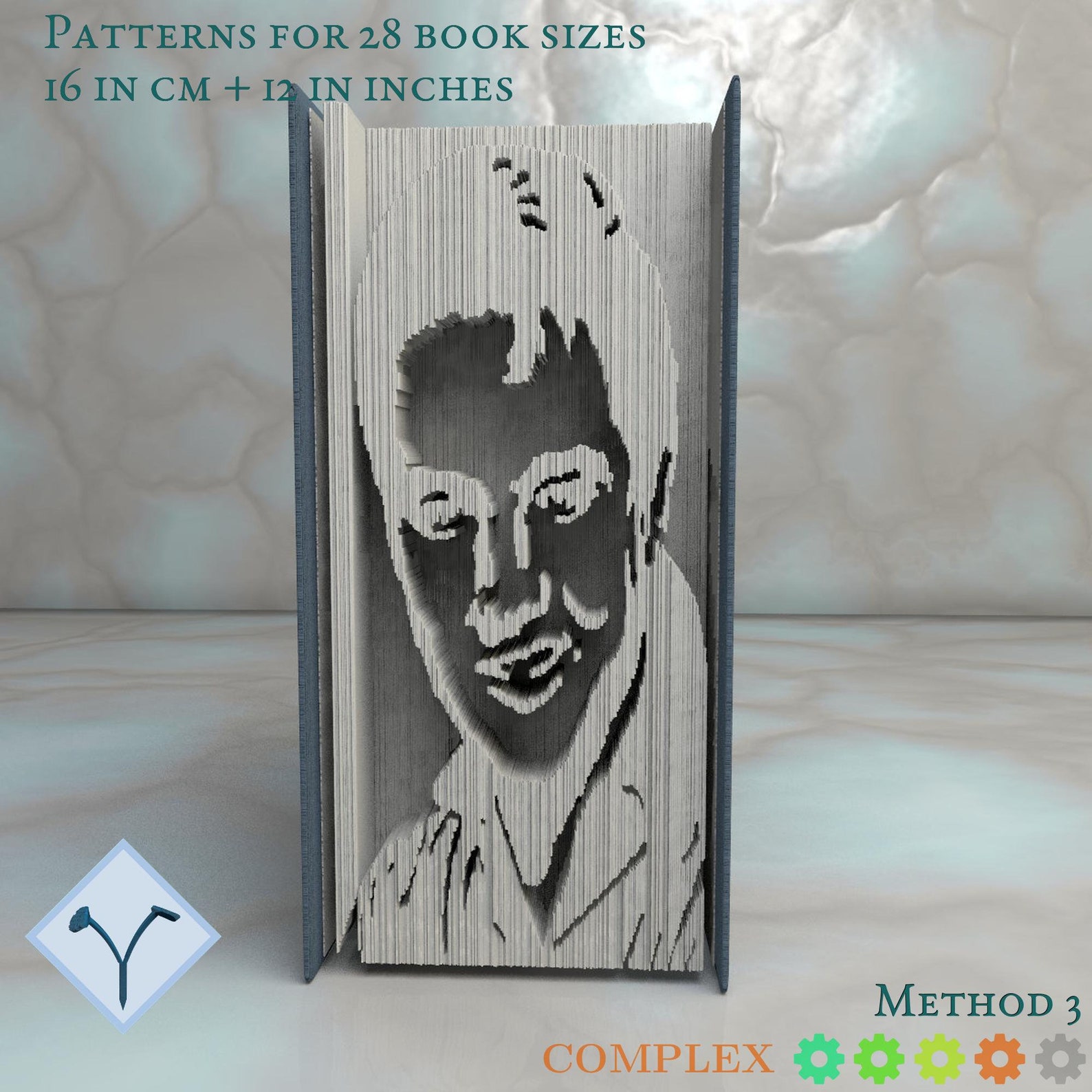 Singer - Elvis Presley: DIY Cut & Fold Art, Book Folding Pattern and ...