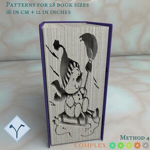 Snowman on Sledge: Book Folding Pattern, Instruction DIY Folded Book ...