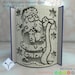 Christmas Santa Claus: Book Folding Pattern, Instruction DIY Folded ...