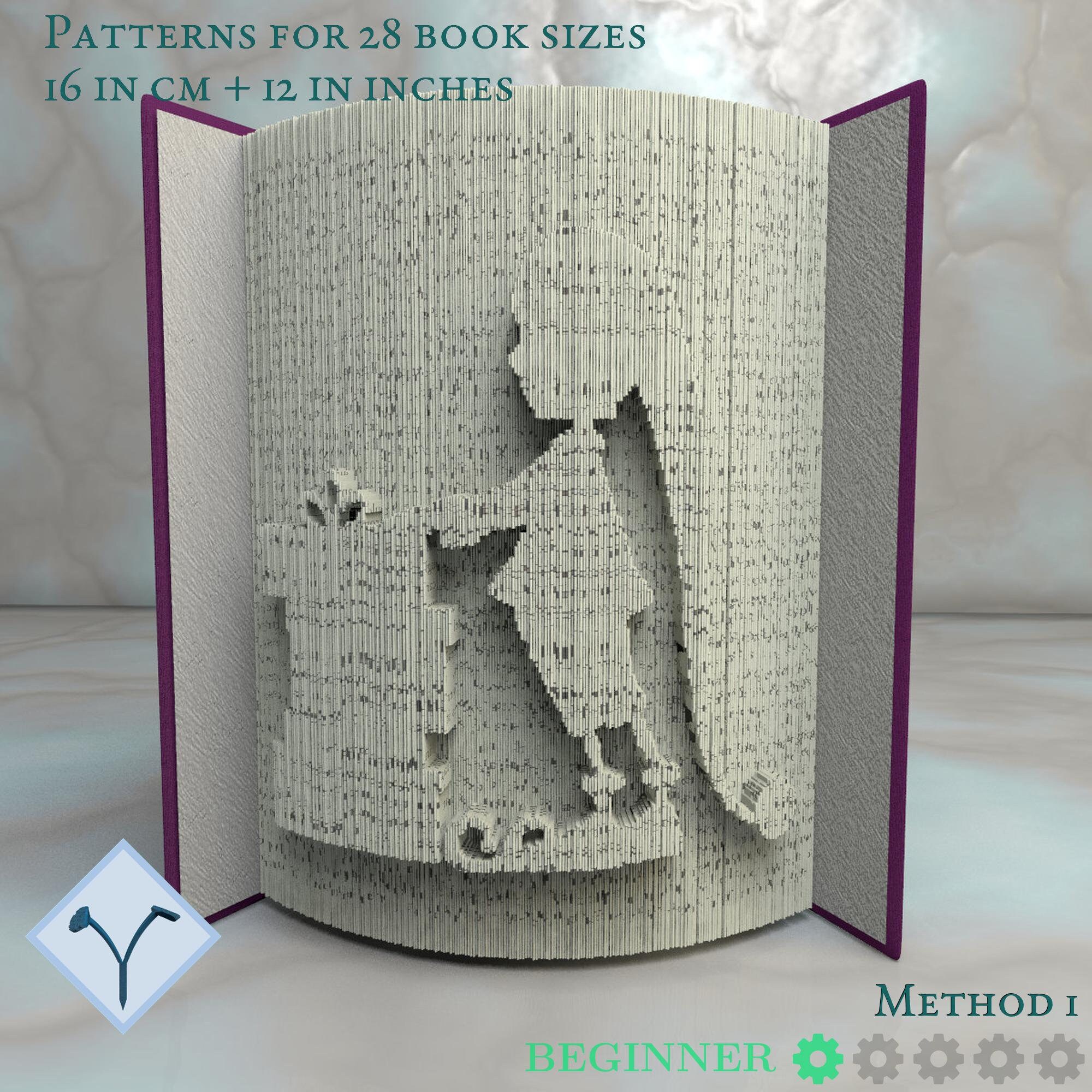 Christmas Elf: Book Folding Pattern Instruction DIY Folded - Etsy
