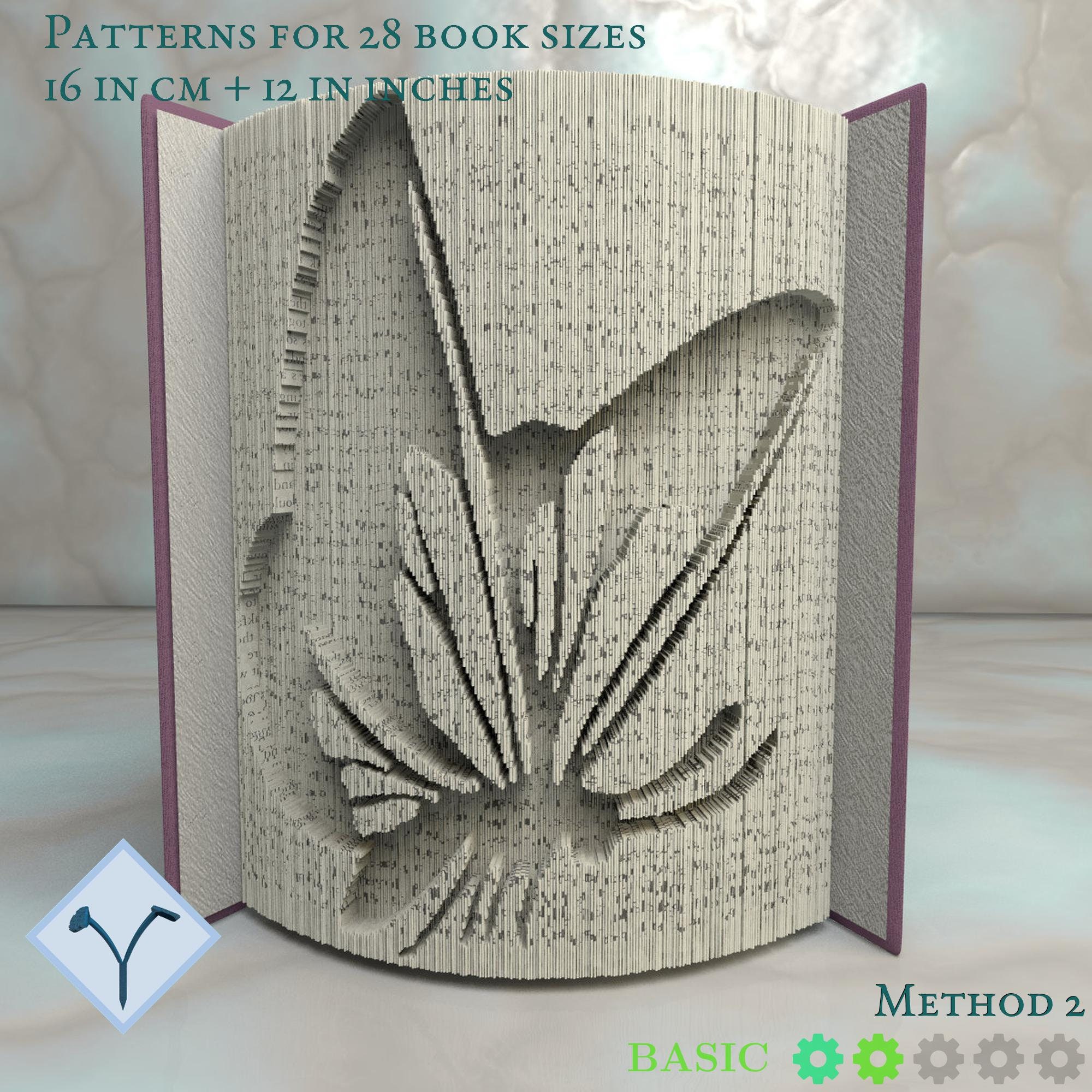 Butterfly: Book Folding Pattern Instruction DIY Folded Book - Etsy