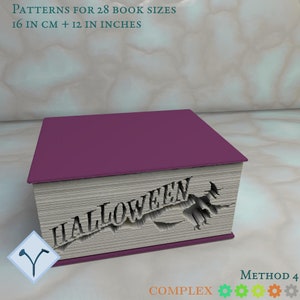 Halloween Witch: Book Folding Pattern, Instruction DIY Folded Book Art ...