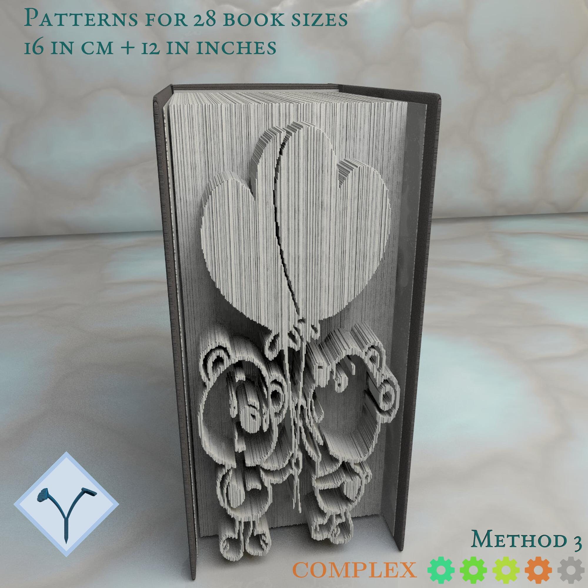 Teddy Bears in Love: DIY Cut & Fold Art, Book Folding Pattern and ...
