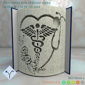 Medicine Symbol - Stethoscope: Book Folding Pattern, Instruction DIY ...
