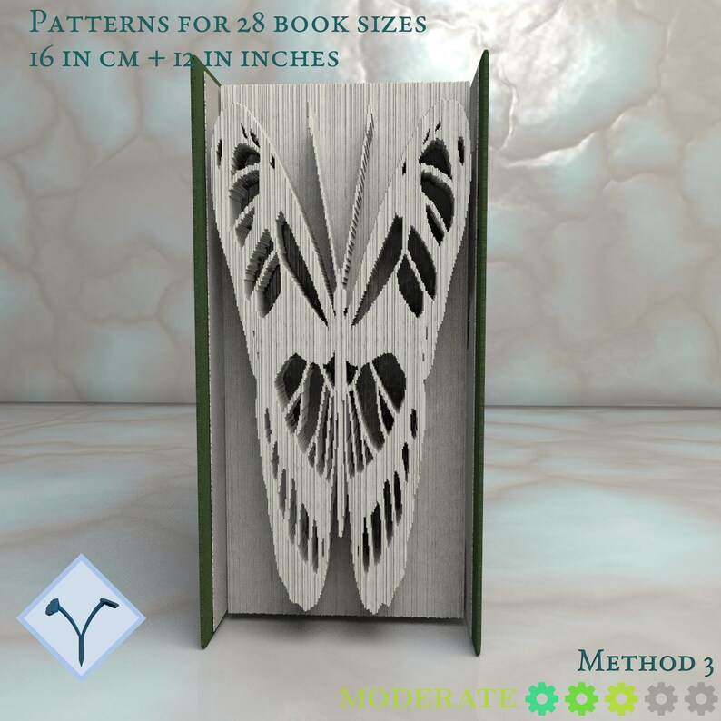 Butterfly: DIY Cut & Fold Art, Book Folding Pattern and Instructions ...