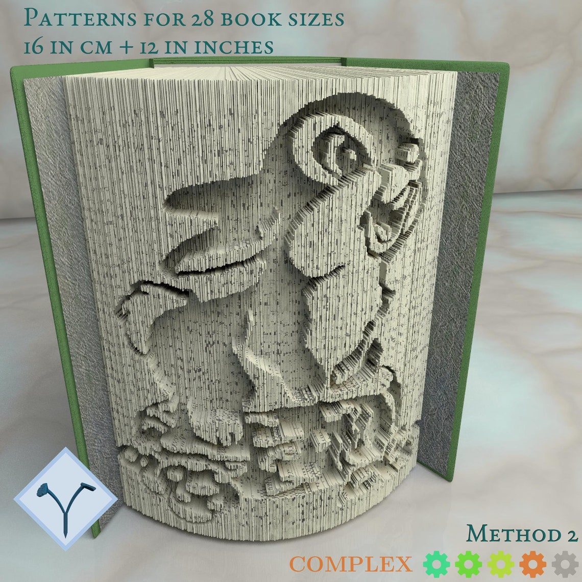 Cute Rabbit: Book Folding Pattern Instruction DIY Folded Book - Etsy