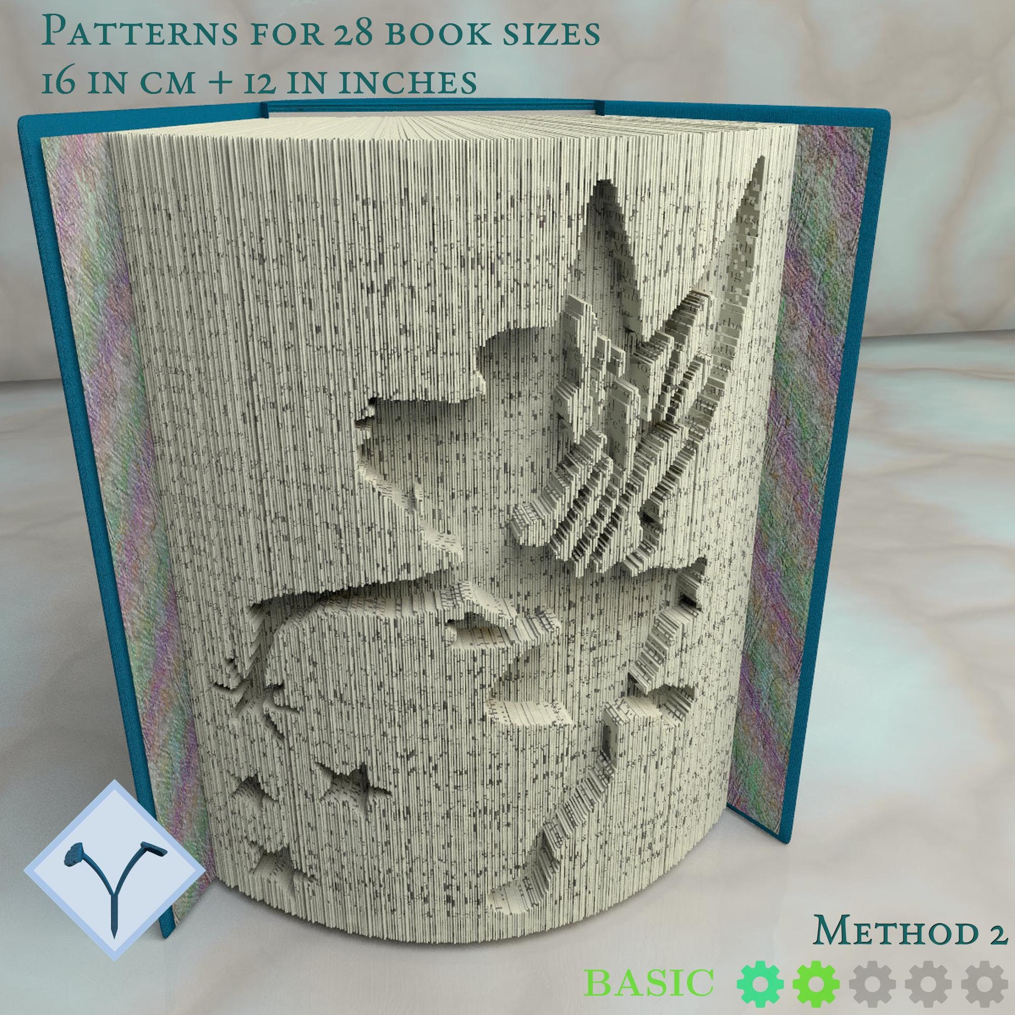 Fairy: Book Folding Pattern Instruction DIY Folded Book Art | Etsy