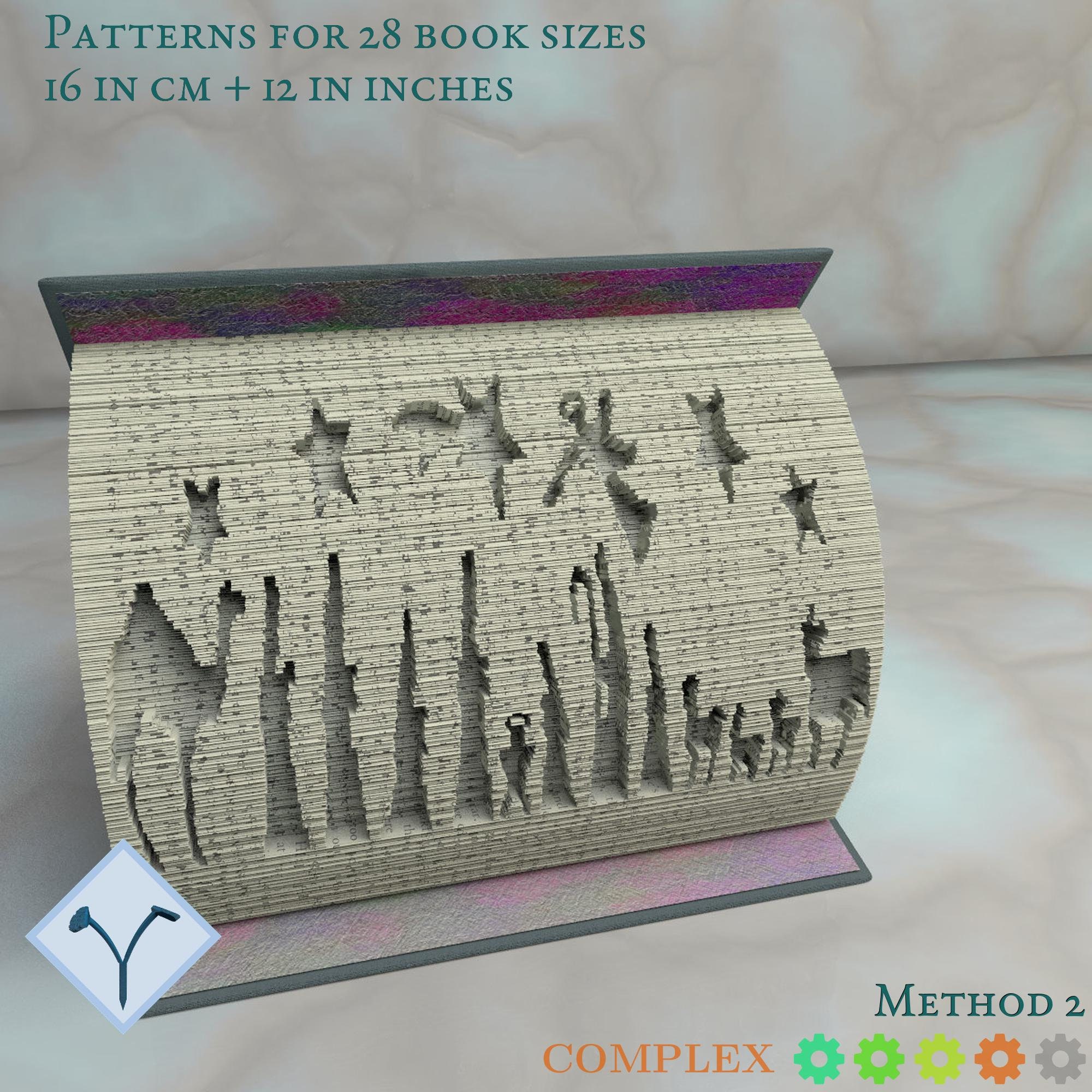 Holy Family Nativity: Book Folding Pattern Instruction DIY | Etsy