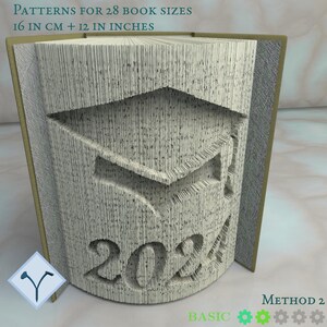 Graduation Cap: DIY Cut & Fold Art, Book Folding Pattern and ...
