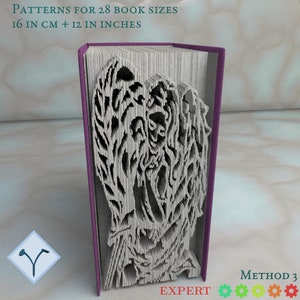 Guardian Angel: Book Folding Pattern, Instruction DIY Folded Book Art ...