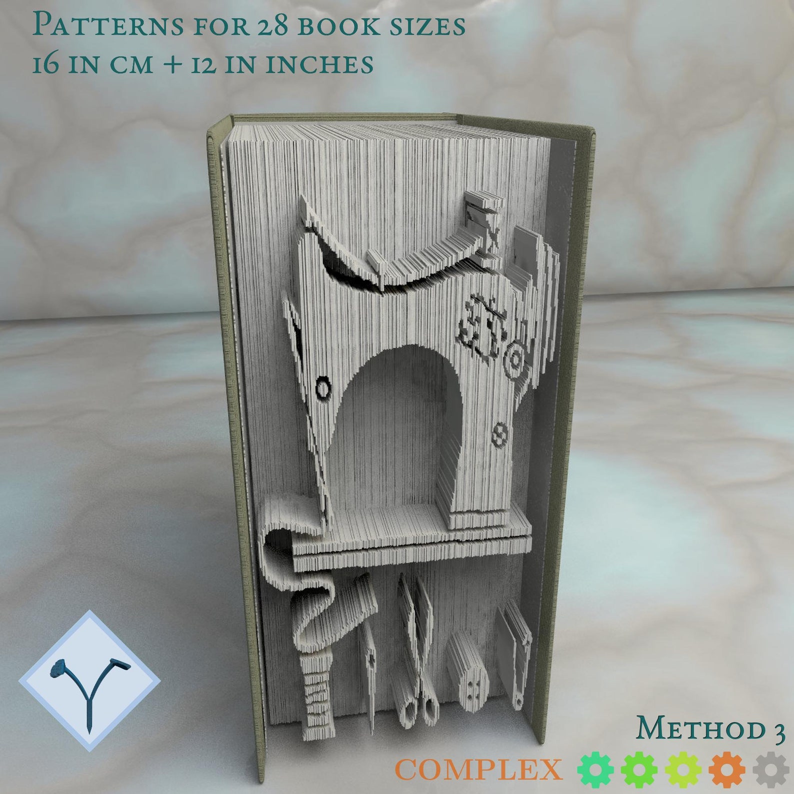 Tailor - Sewing Machine: DIY Cut & Fold Art, Book Folding Pattern and ...