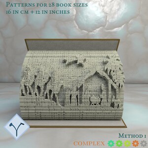 Holy Family - Nativity: DIY Cut & Fold Art, Book Folding Pattern and ...
