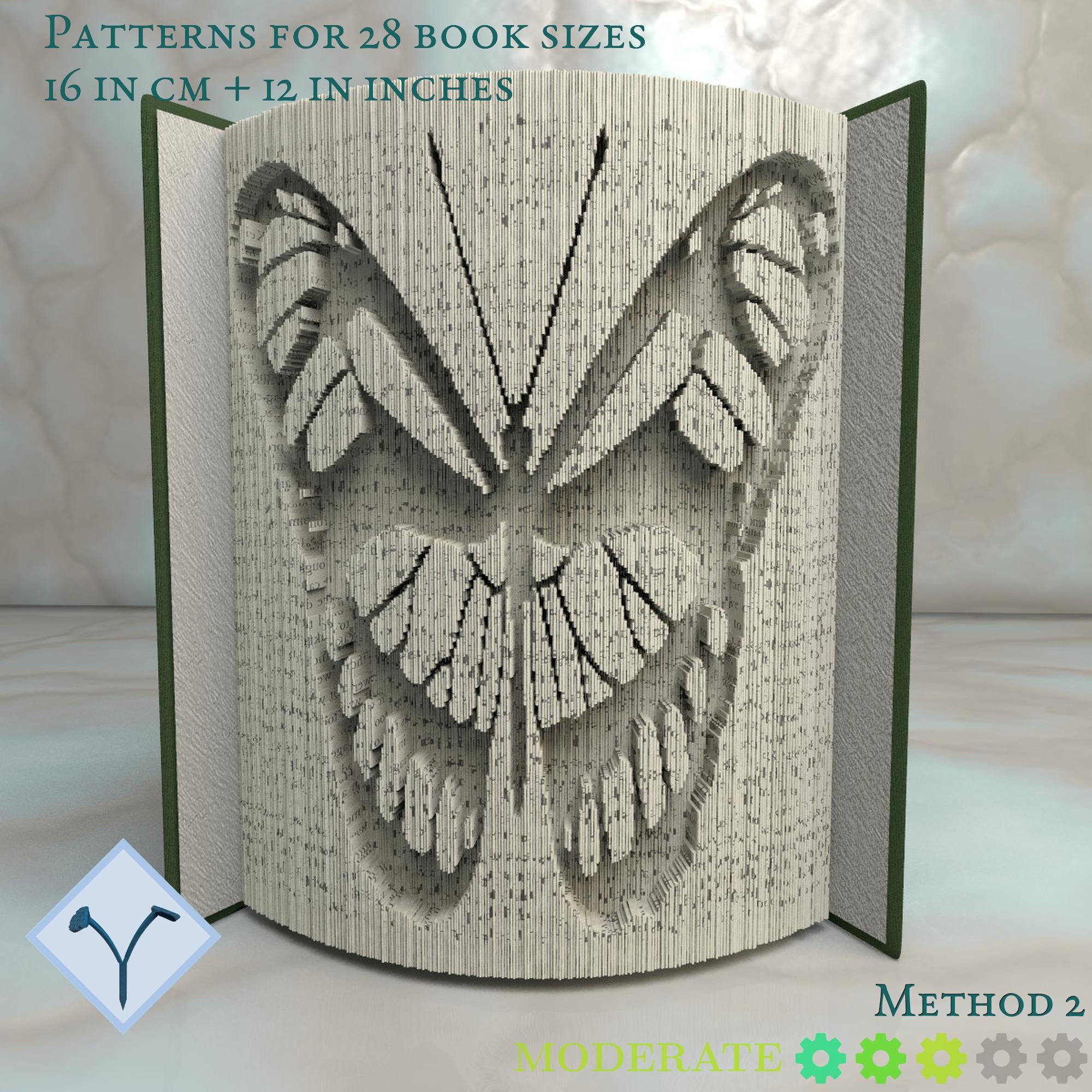 Butterfly: DIY Cut & Fold Art, Book Folding Pattern and Instructions ...