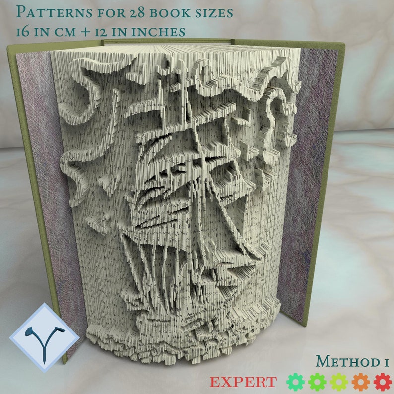 Ship: DIY Cut & Fold Art, Book Folding Pattern and Instructions (PDF ...