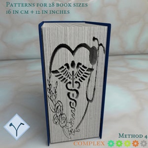 Medicine Symbol - Stethoscope: Book Folding Pattern, Instruction DIY ...