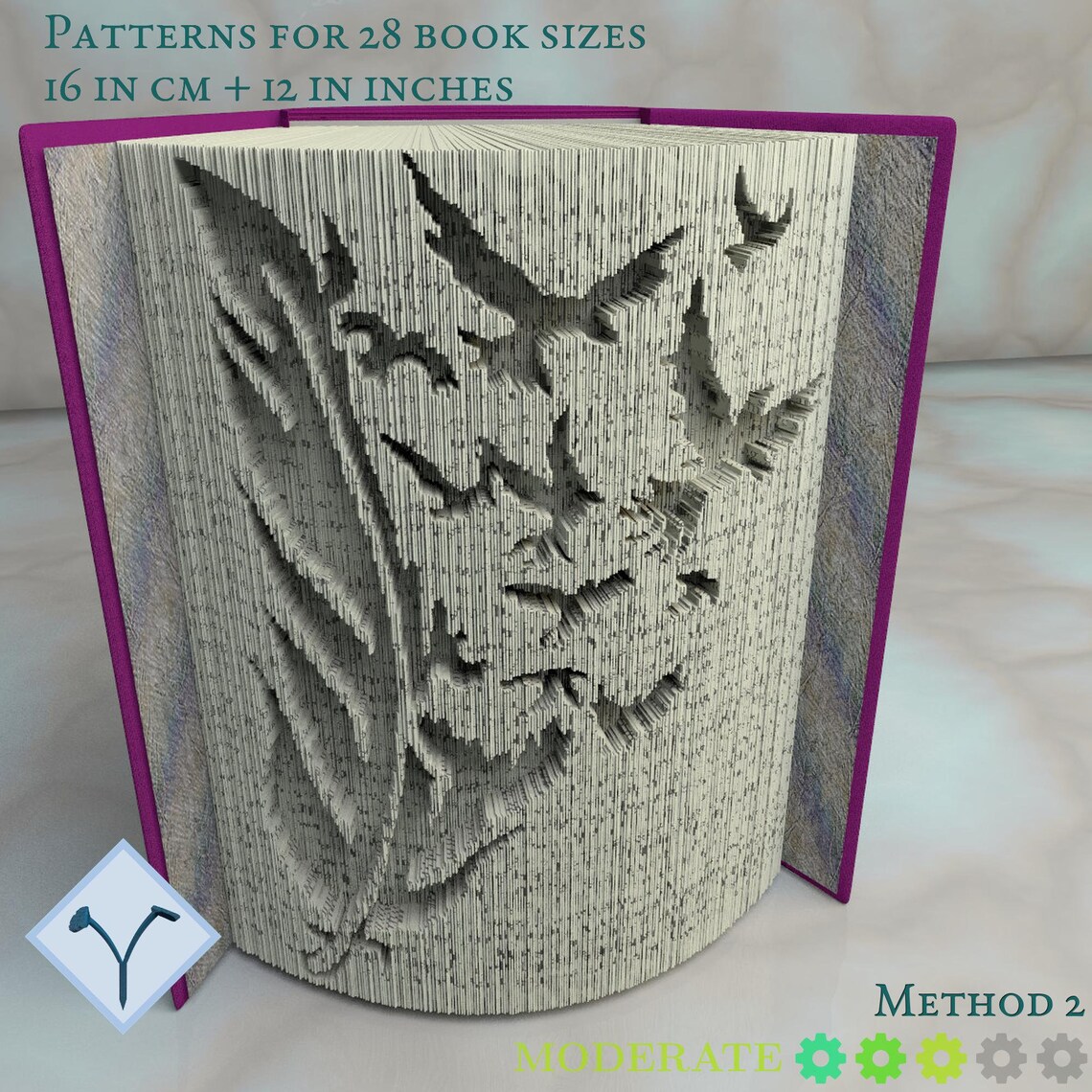 Feather Birds: Book Folding Pattern Instruction DIY Folded | Etsy