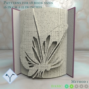 Butterfly: Book Folding Pattern, Instruction DIY Folded Book Art, Cut ...