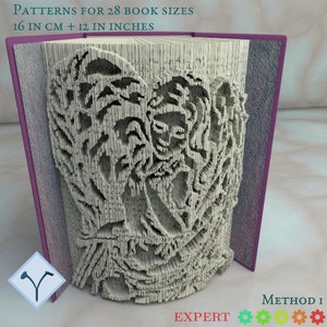 Guardian Angel: Book Folding Pattern, Instruction DIY Folded Book Art ...