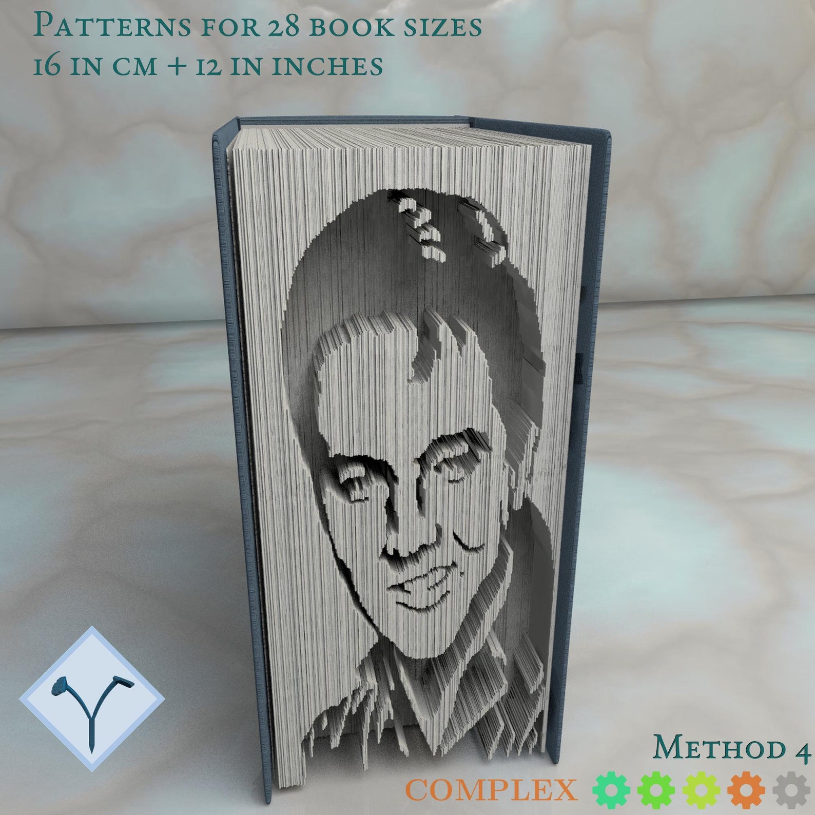 Singer - Elvis Presley: DIY Cut & Fold Art, Book Folding Pattern and ...