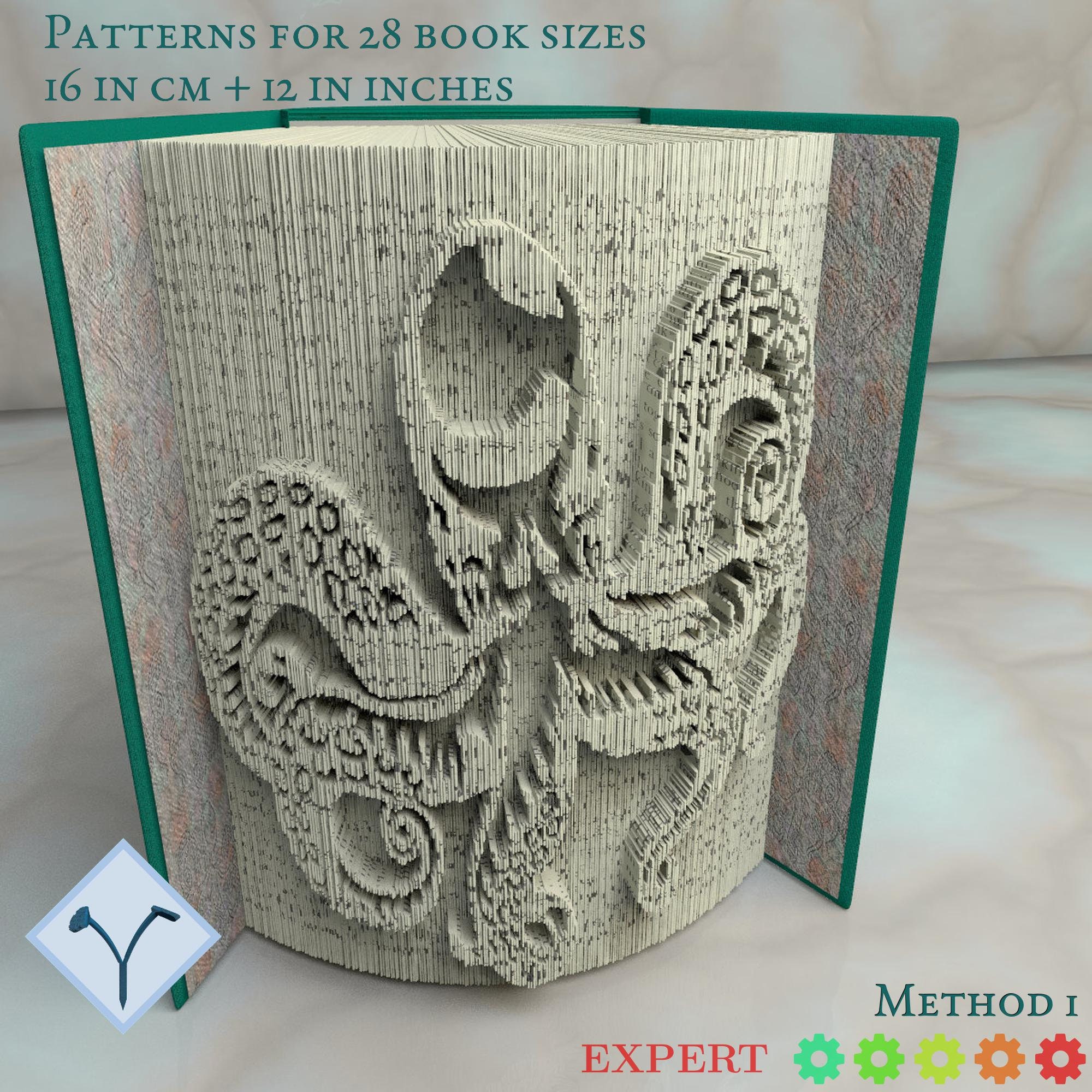 Octopus: Book Folding Pattern Instruction DIY Folded Book - Etsy
