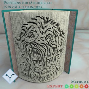 Dog Cockapoo: Book Folding Pattern, Instruction DIY Folded Book Art ...
