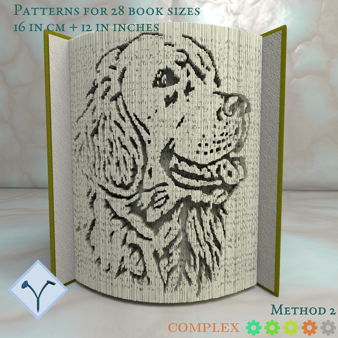 Dog Labrador Retriever: Book Folding Pattern, Instruction DIY Folded ...