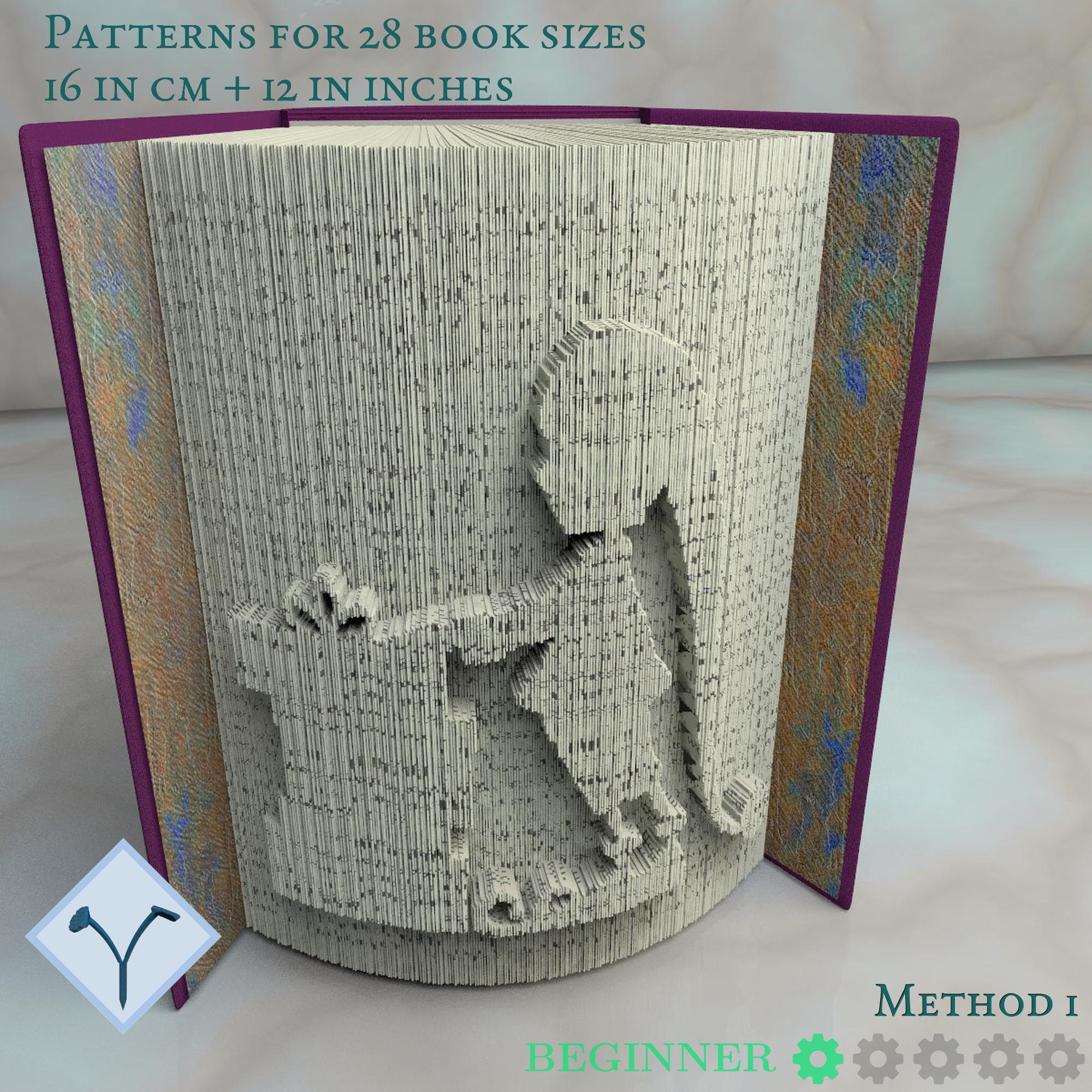 Christmas Elf: Book Folding Pattern Instruction DIY Folded - Etsy