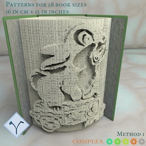 Cute Rabbit: Book Folding Pattern, Instruction DIY Folded Book Art, Cut ...