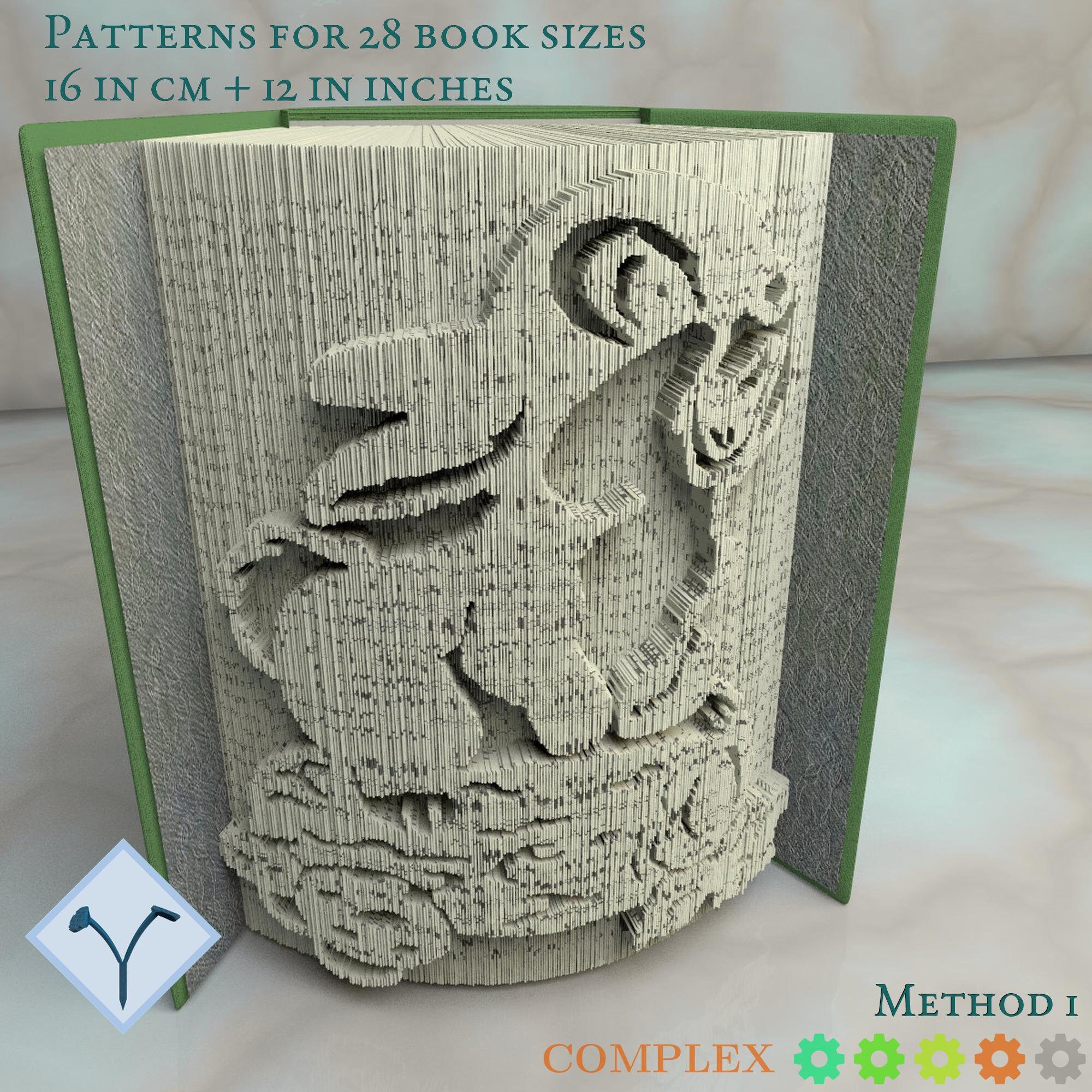 Cute Rabbit: Book Folding Pattern Instruction DIY Folded Book - Etsy