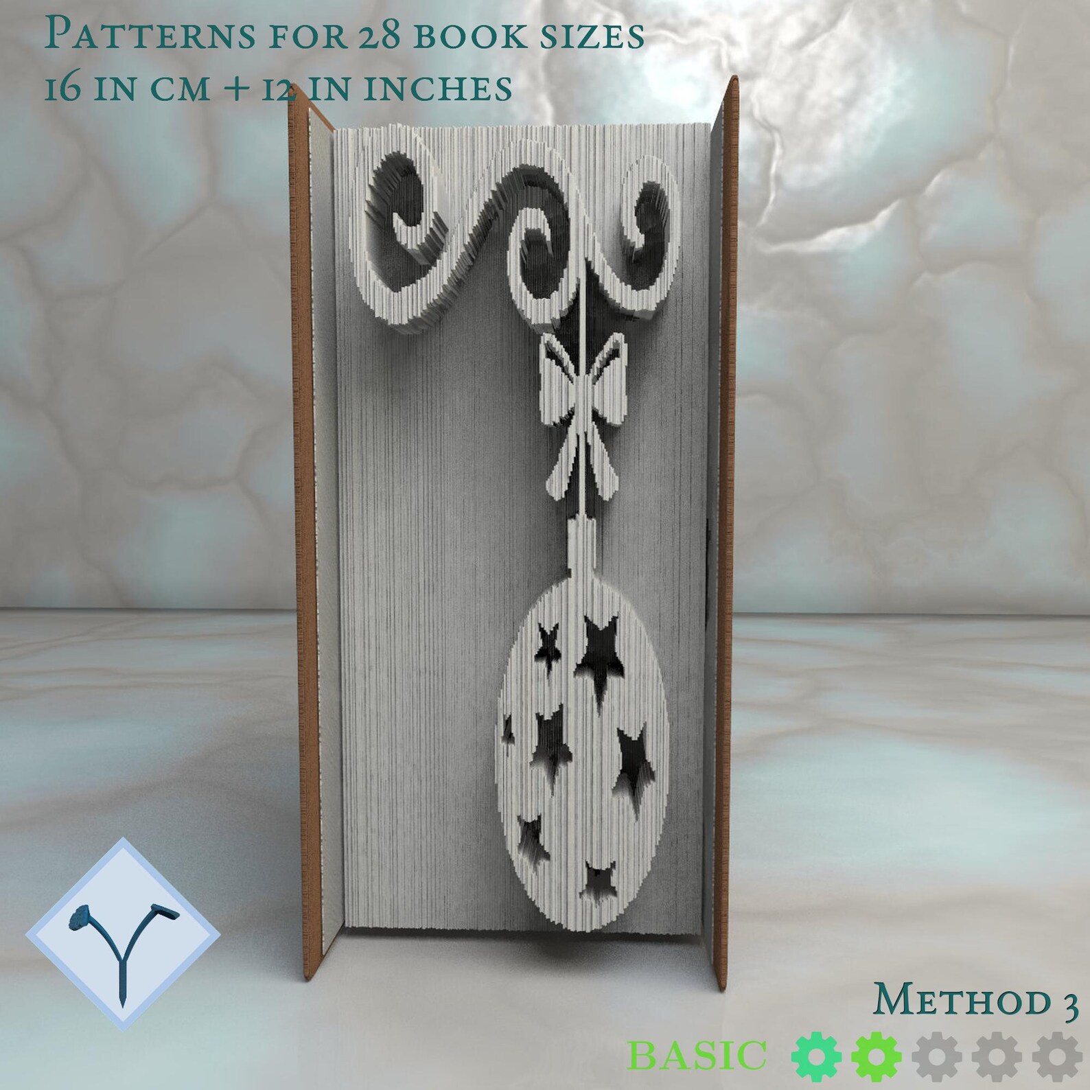 Christmas Ball: Book Folding Pattern Instruction DIY Folded | Etsy