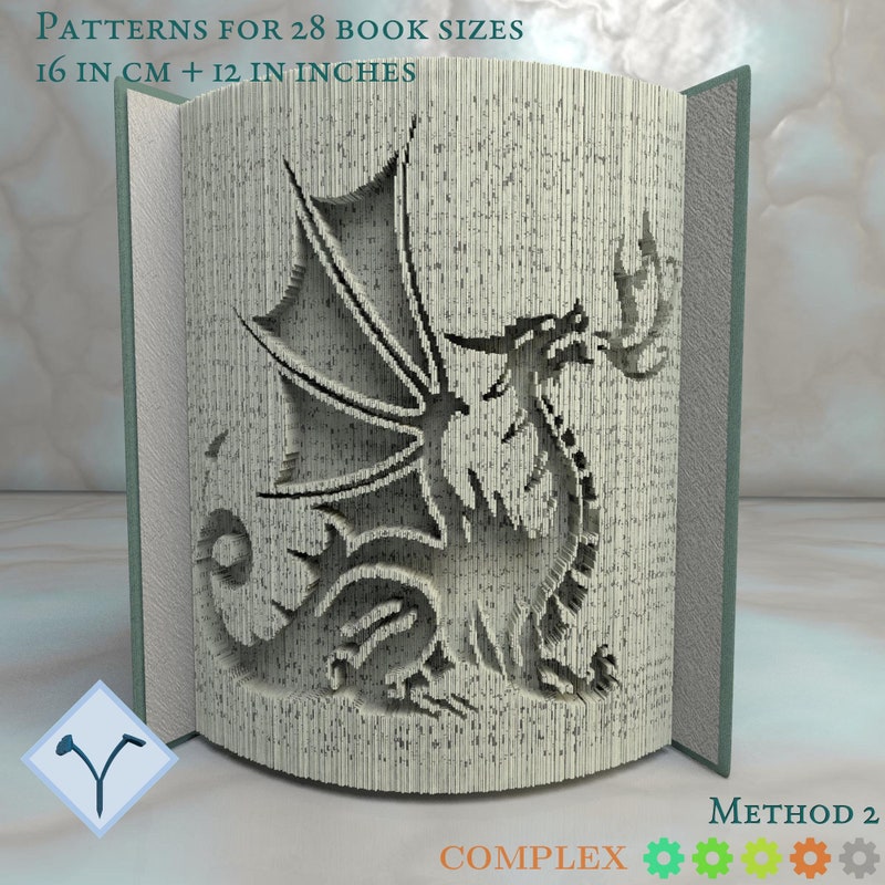 Dragon Origami Book - Etsy