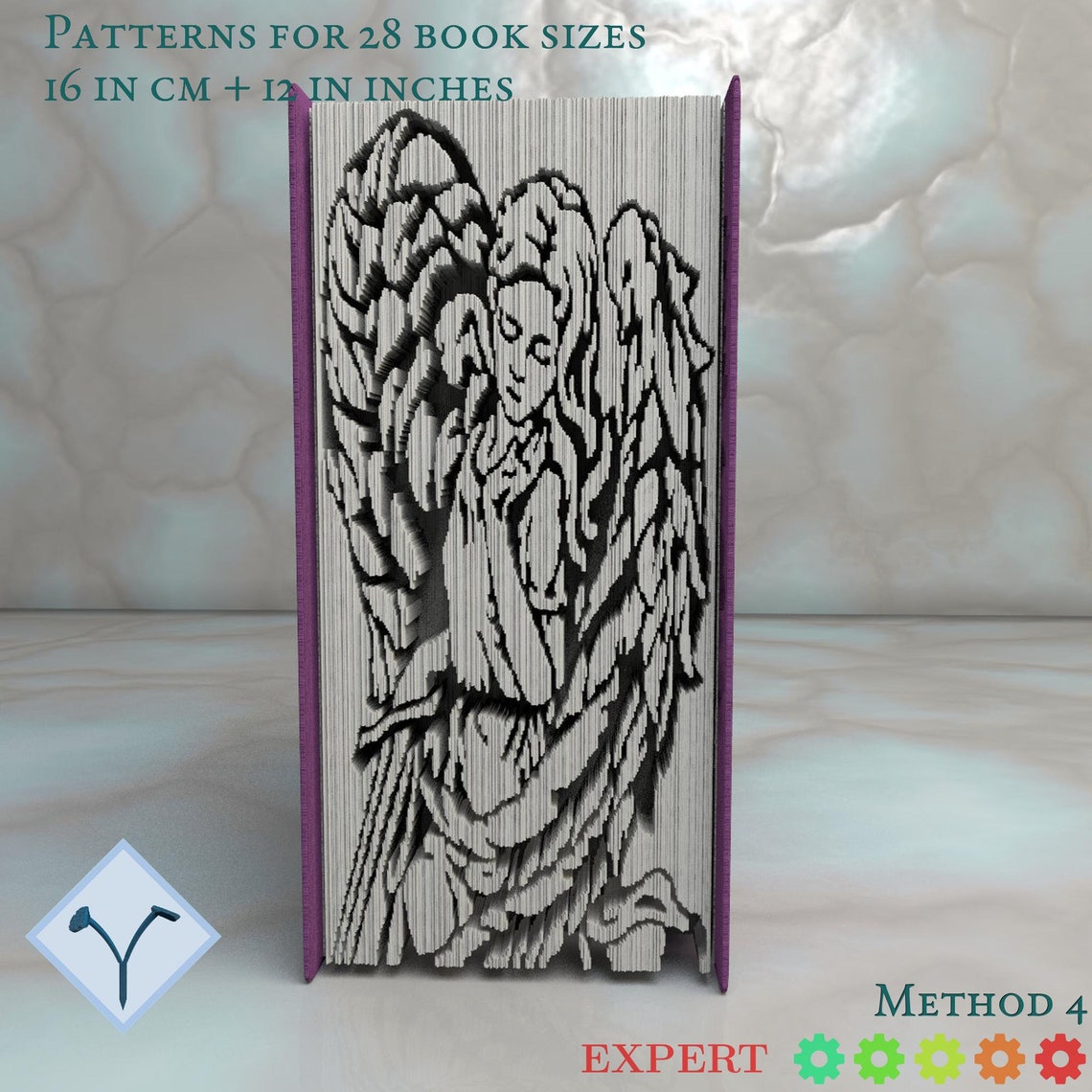 Guardian Angel: DIY Cut & Fold Art, Book Folding Pattern and ...