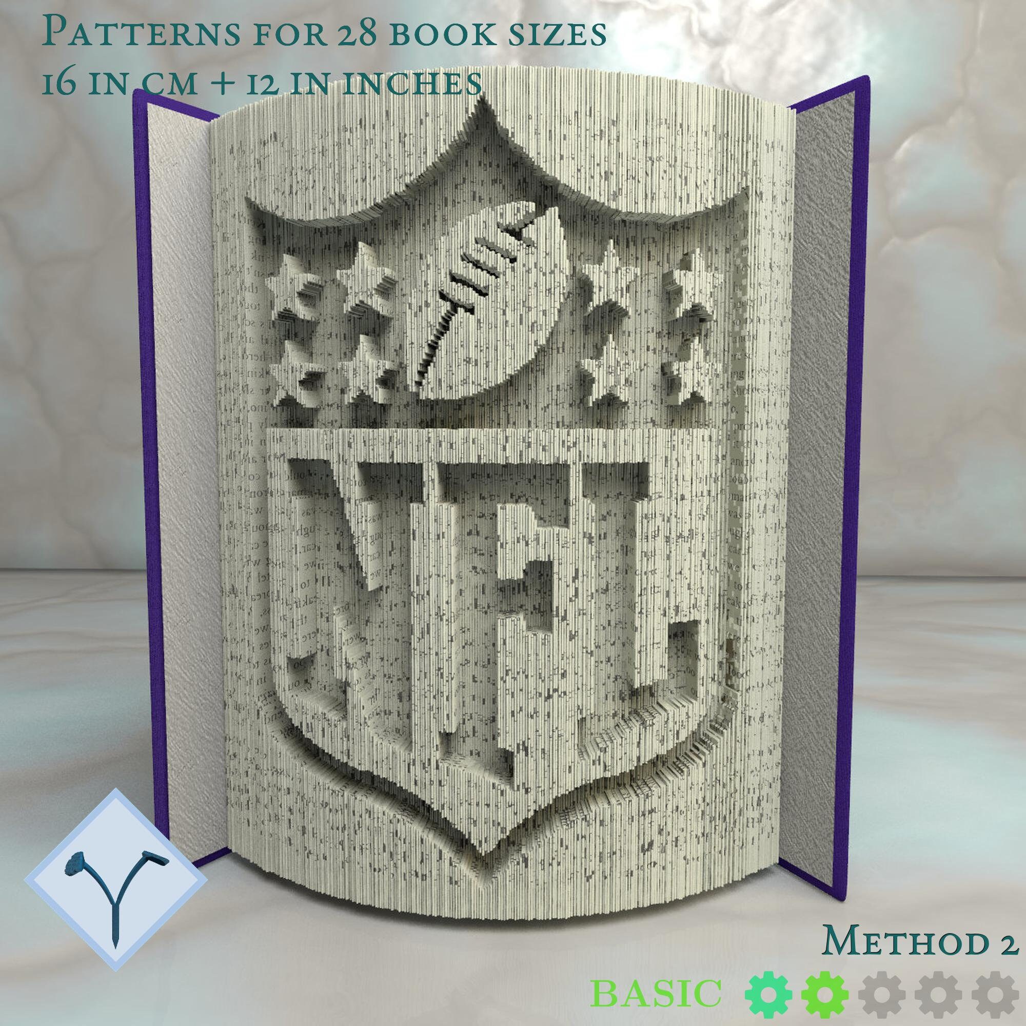 American Football - NFL: Book Folding Pattern, Instruction DIY Folded ...