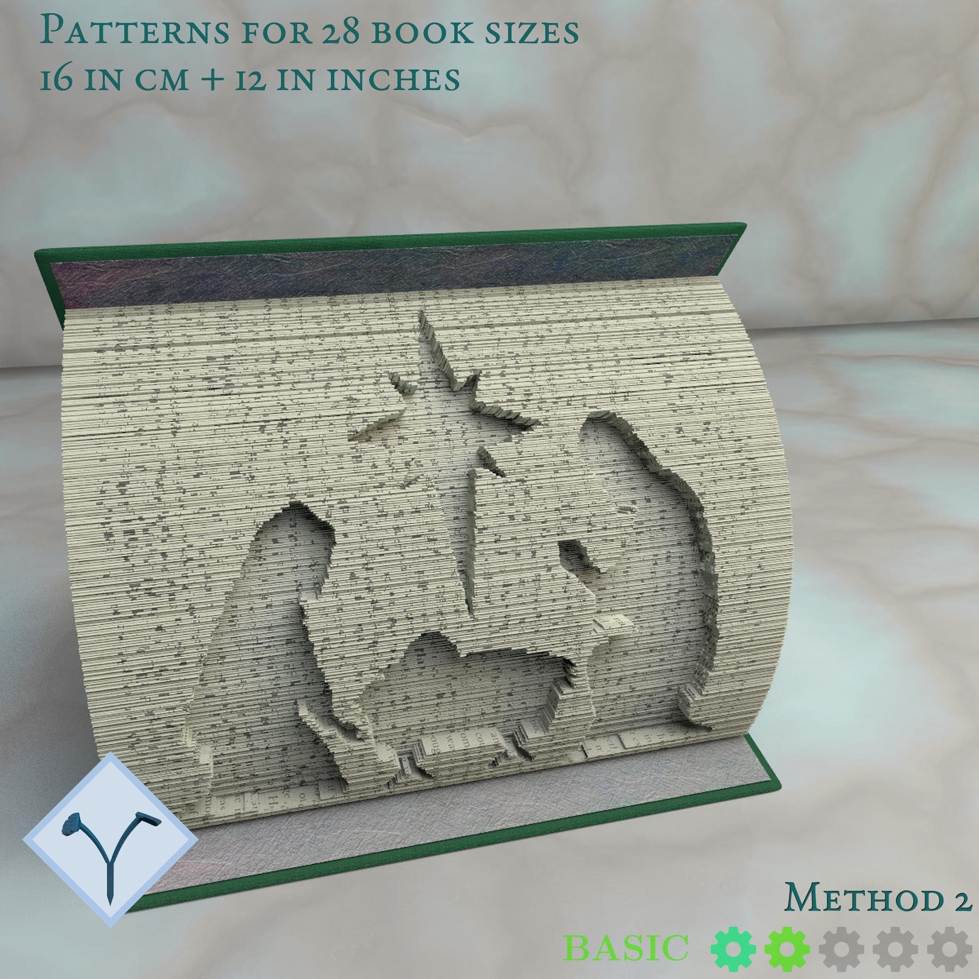 Holy Family - Nativity Scene: DIY Cut & Fold Art, Book Folding Pattern ...