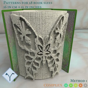 Butterfly: Book Folding Pattern, Instruction DIY Folded Book Art, Cut ...